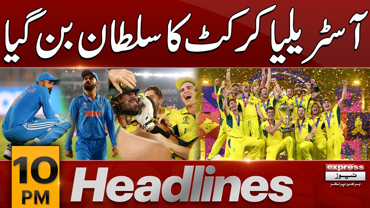 Australia Beats India In CWC Final | News Headlines 10 PM | 19 November ...