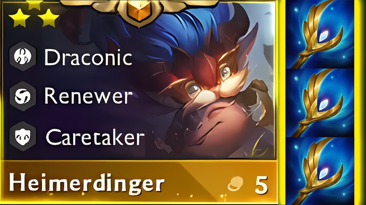 3 Archangel Heimerdinger ⭐⭐⭐ 3 Star | ft. 6 Renewer | TFT SET 5.5 - YouTube