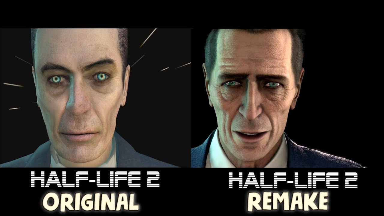 HALF-LIFE 2 ORIGINAL vs REMAKE Comparison - YouTube