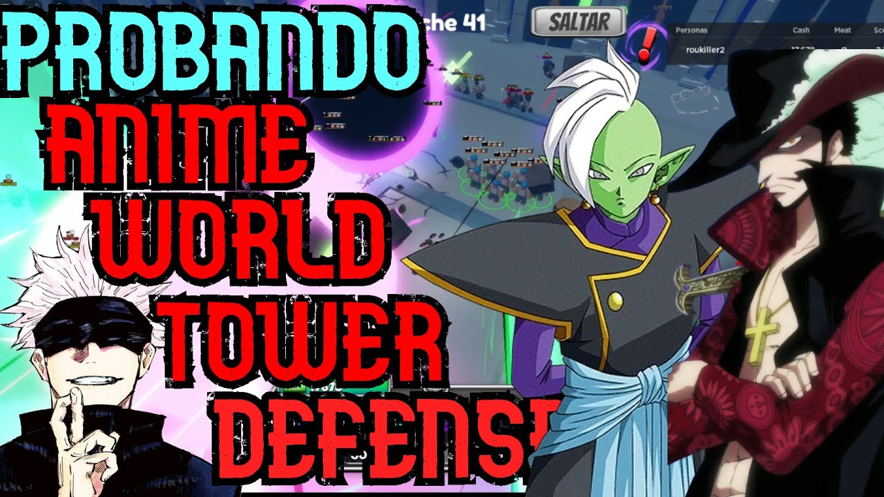 PROBANDO ANIME WORLD TOWER DEFENSE (AWTD) - YouTube