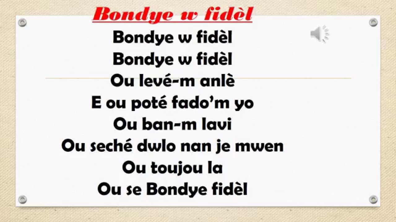 BONDYE FIDEL 2015 - YouTube