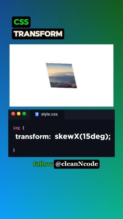 Css Transform Html Css Css3 Learnhtml5andcss3 Webdevelopment 