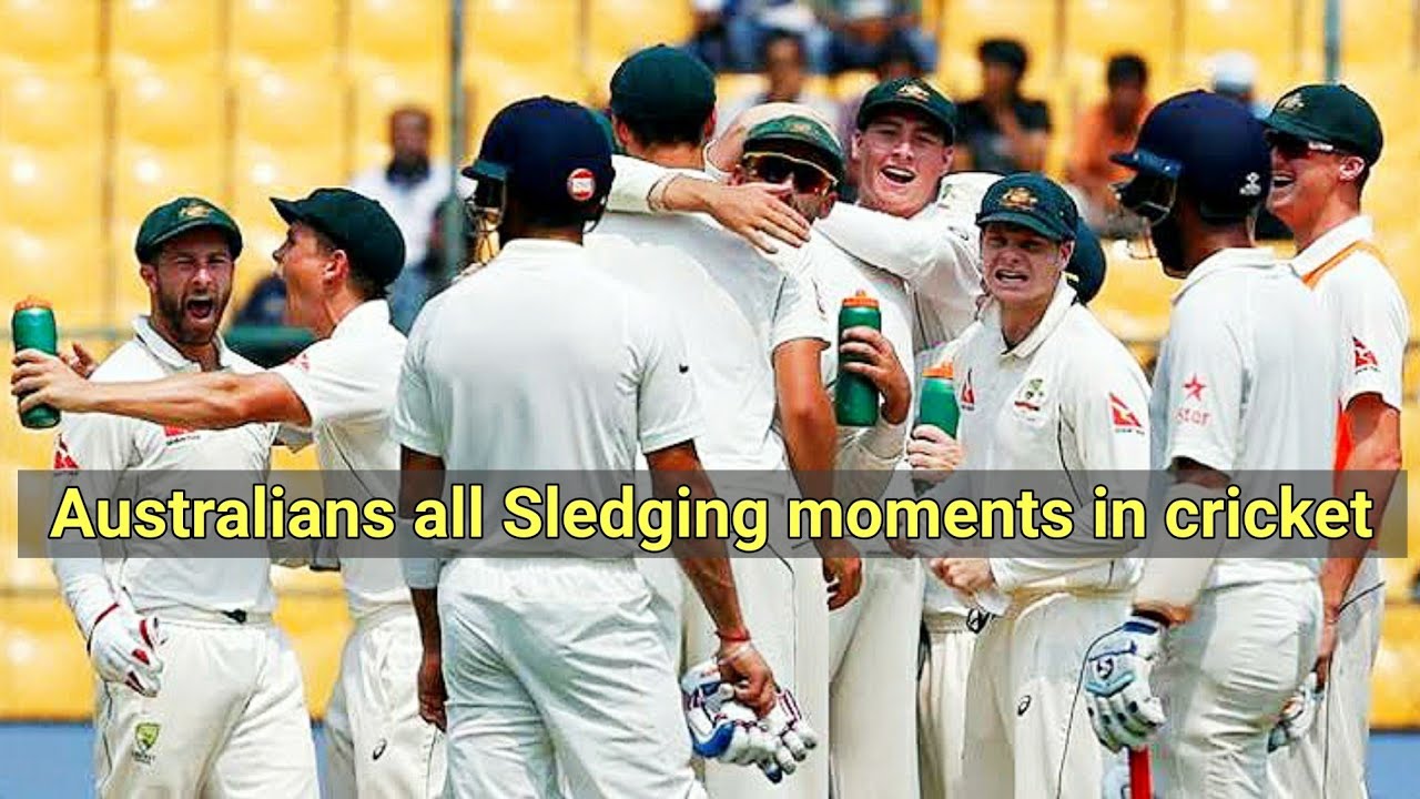 Australians All Sledging, cheating, fight moments in cricket - YouTube