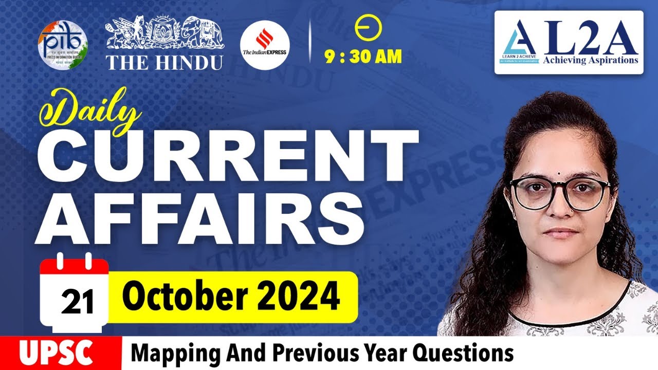 21 October Current Affairs | Today Hindu Newspaper |Daily Current ...