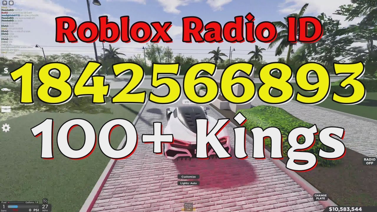 Kings Roblox Radio Codes/IDs - YouTube
