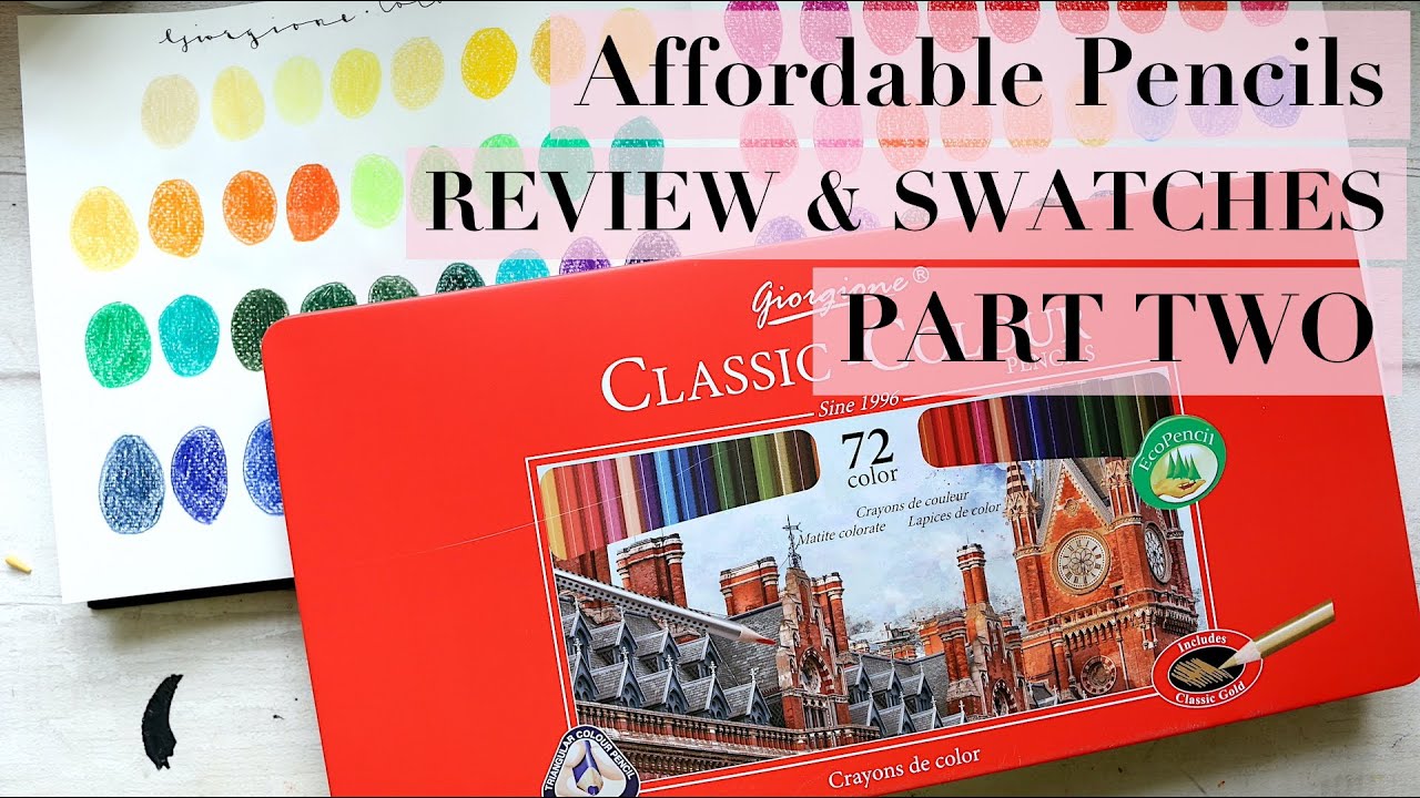Grabie Giorgione Coloured Pencils | Review + Swatches | PART 2/2 - YouTube