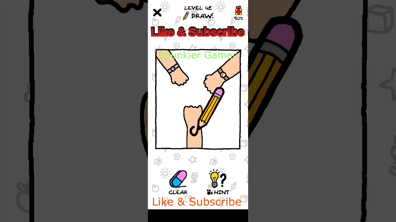 Just Draw Level 42 Quick Answer/Solution Walkthrough #Shorts - YouTube