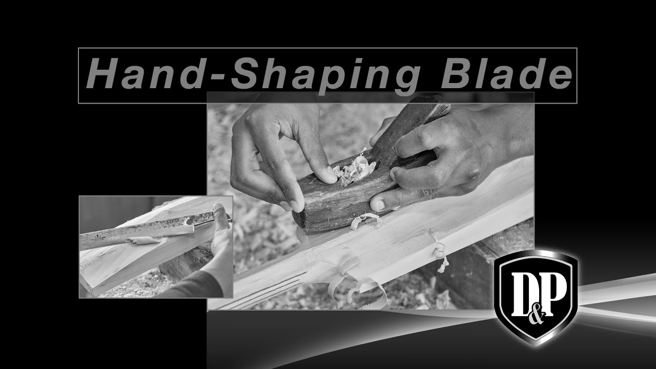 BAT MAKING PROCESS, STEP 4: HAND SHAPING BLADE - YouTube