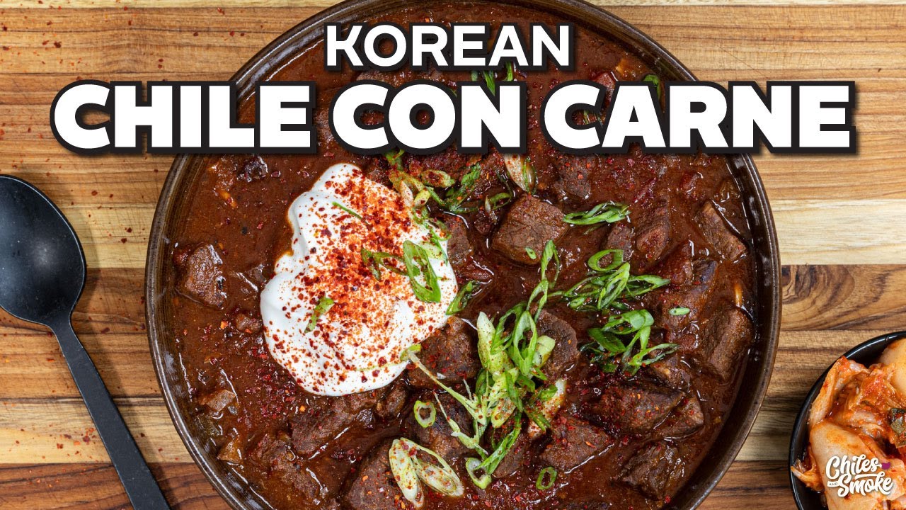 SPICY Korean Chile Con Carne with FOUR Layers of HEAT! - YouTube
