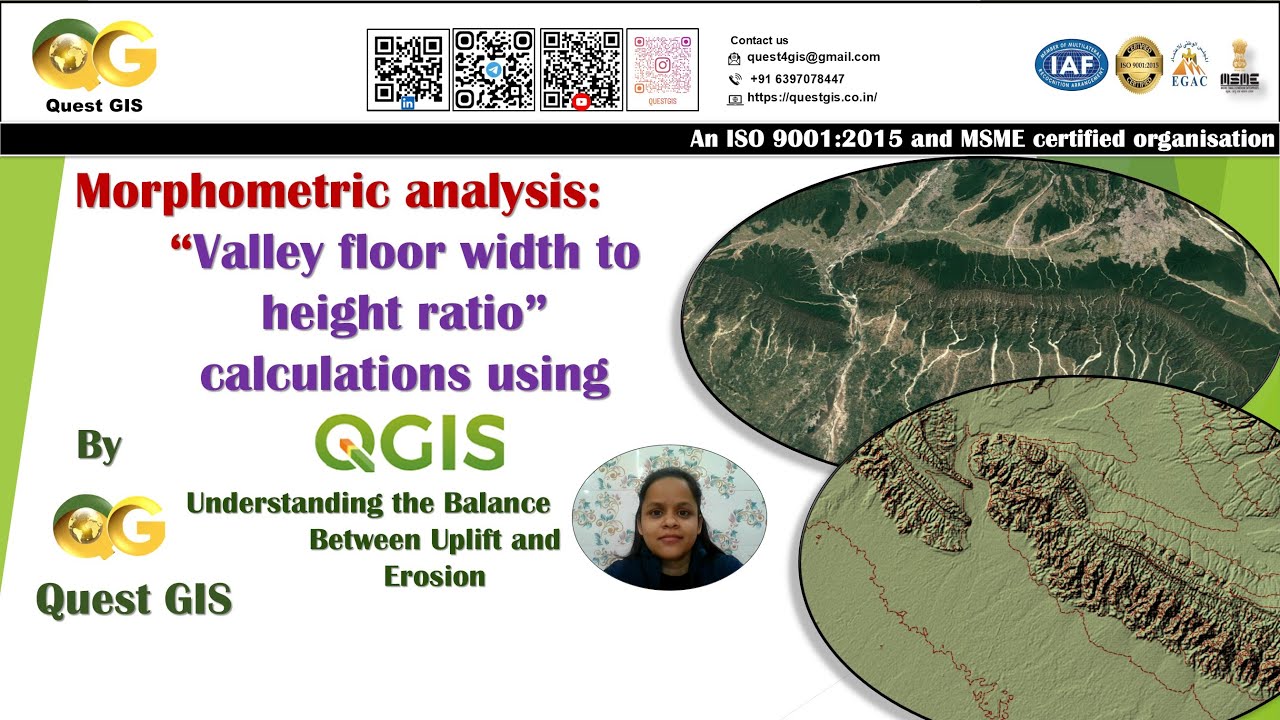 Morphometric analysis through Vf calculations using QGIS! - YouTube