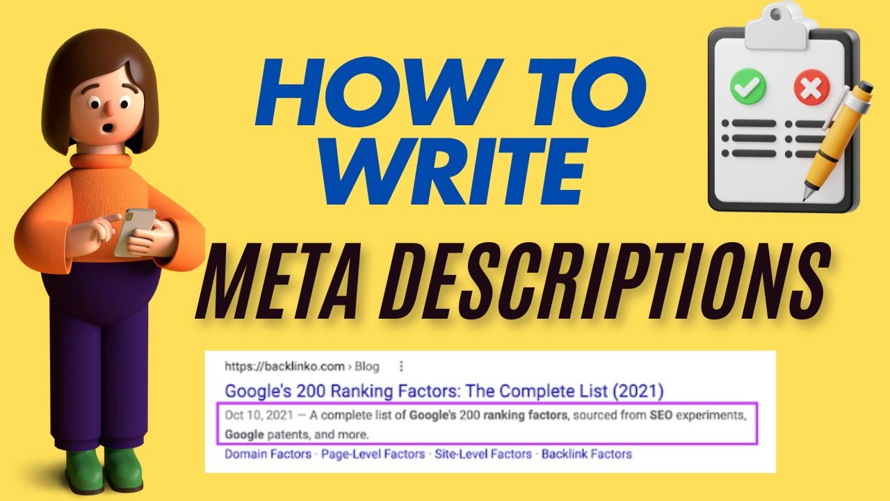 Meta Description Tutorial 2025 in Hindi | How to Write SEO Friendly ...