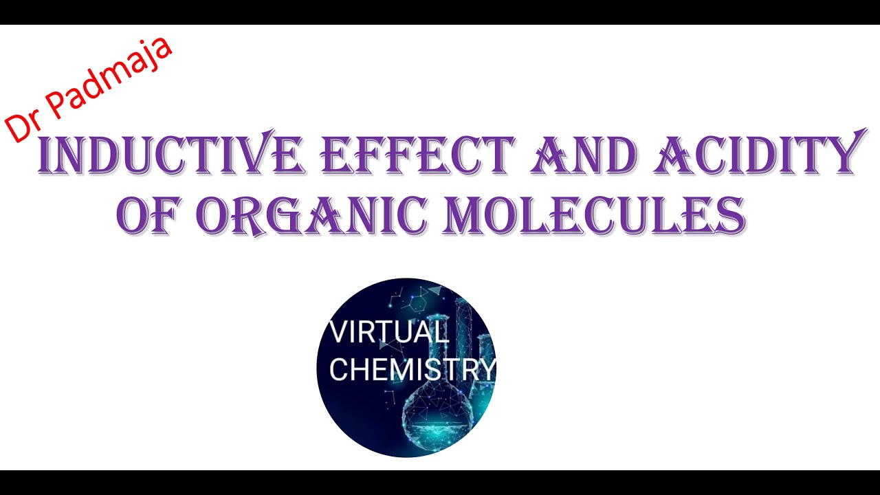 Inductive effect and acidity of organic molecules ( IIT-JEE) - YouTube