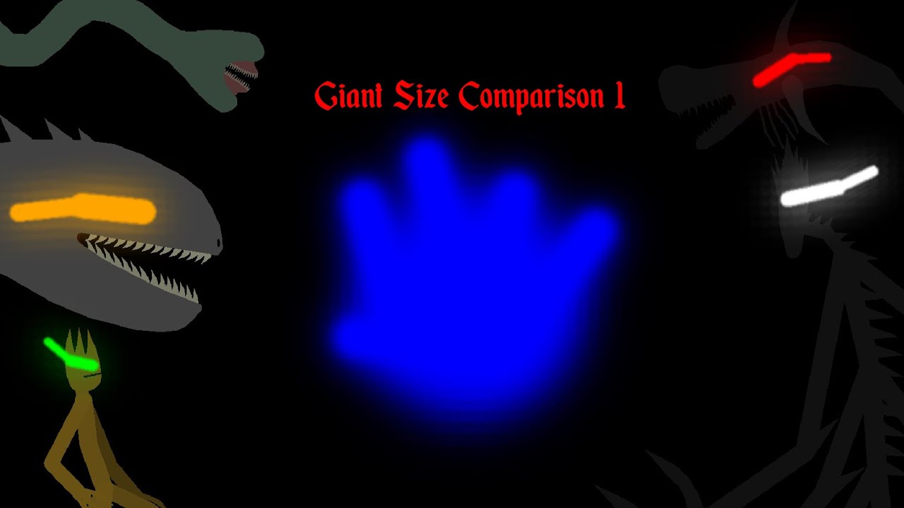 Giant Size Comparison 1 ( 70 Subscriber Special ) - YouTube