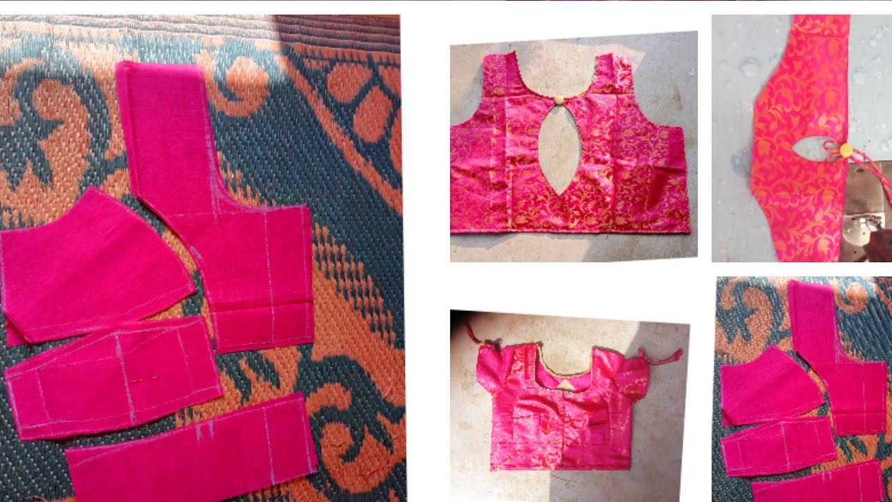 Bra cut blouse cutting and stitching #32size bracut #blousedesign # ...