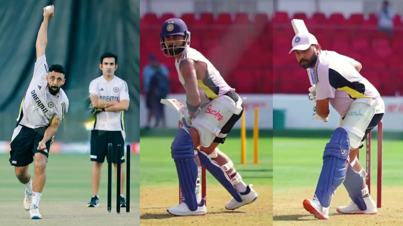 Virat Kohli, Rohit, Gill and India's practice session at VCA stadium ...