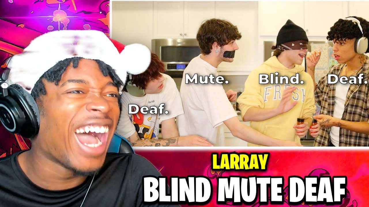 LARRAY DEAF, BLIND, MUTE WITH TRIPLETS (FUNNY MOMENTS) - YouTube