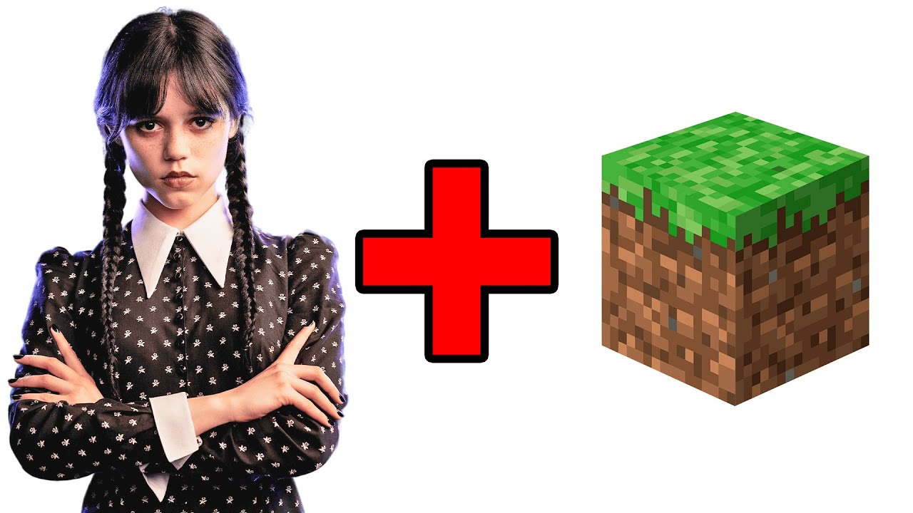 WEDNESDAY + MINECRAFT = ??? Best of BUILD CHALLENGE in Minecraft - YouTube