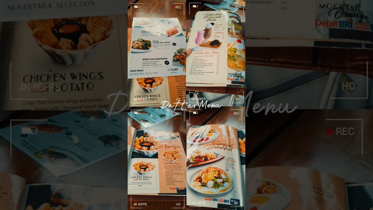 menu menu di De Clan Resto dan Cafe Depok - YouTube