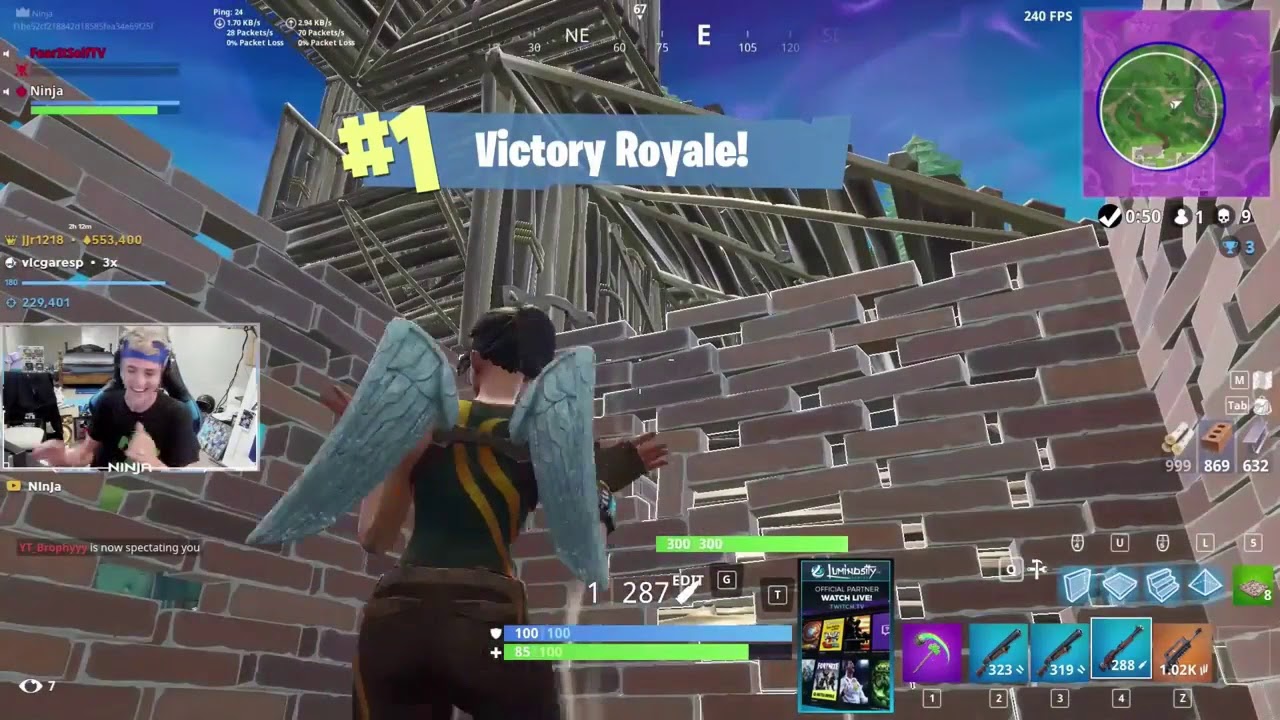 Gameplay Ninja - fortnite - YouTube