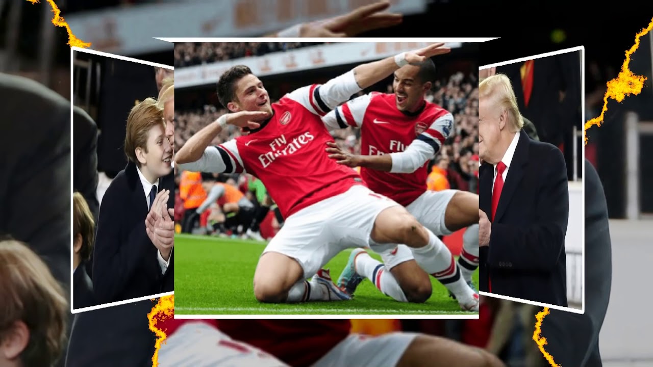 Revealed Barron Trump is a huge Arsenal fan - YouTube