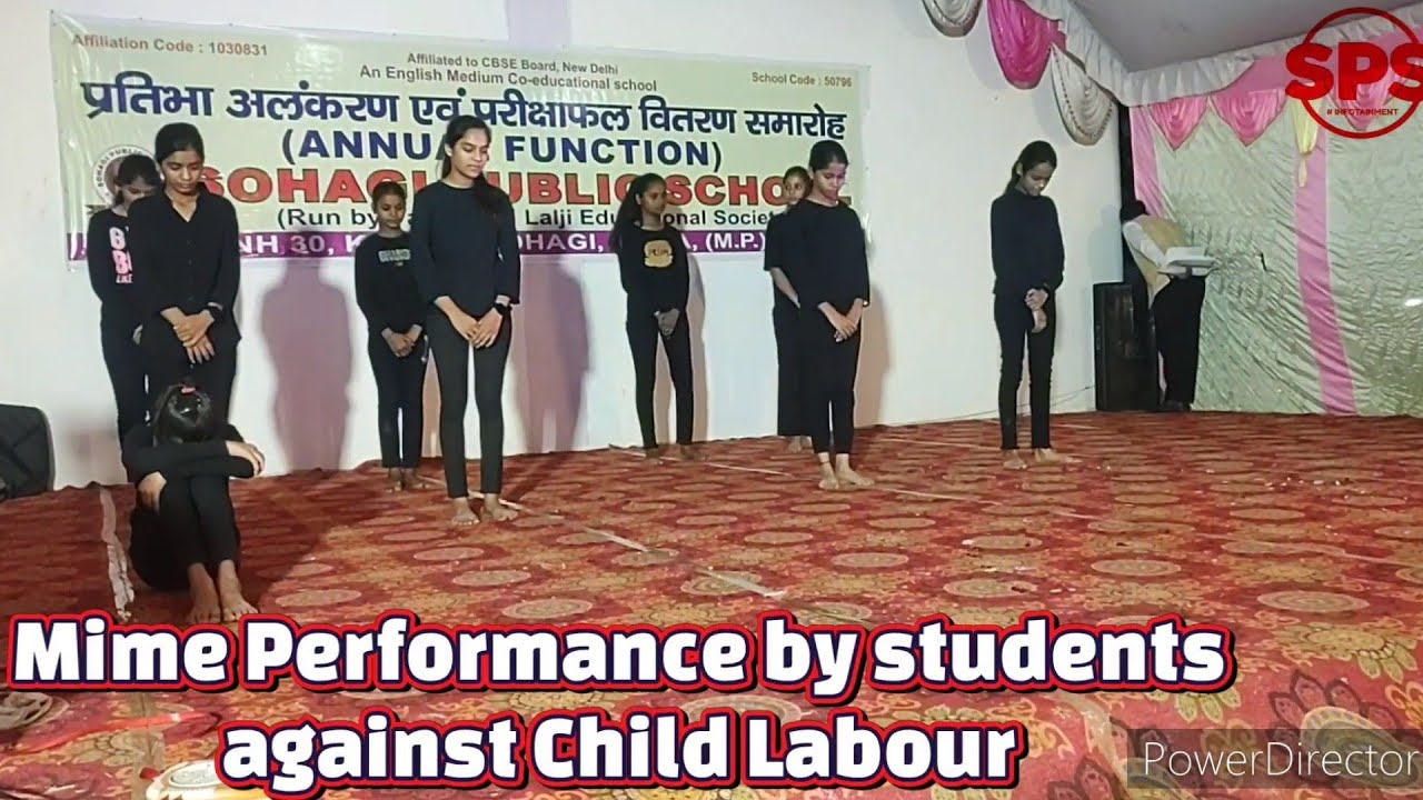 Best Mime Performance by students on Annual Function@SPSInfotainment ...
