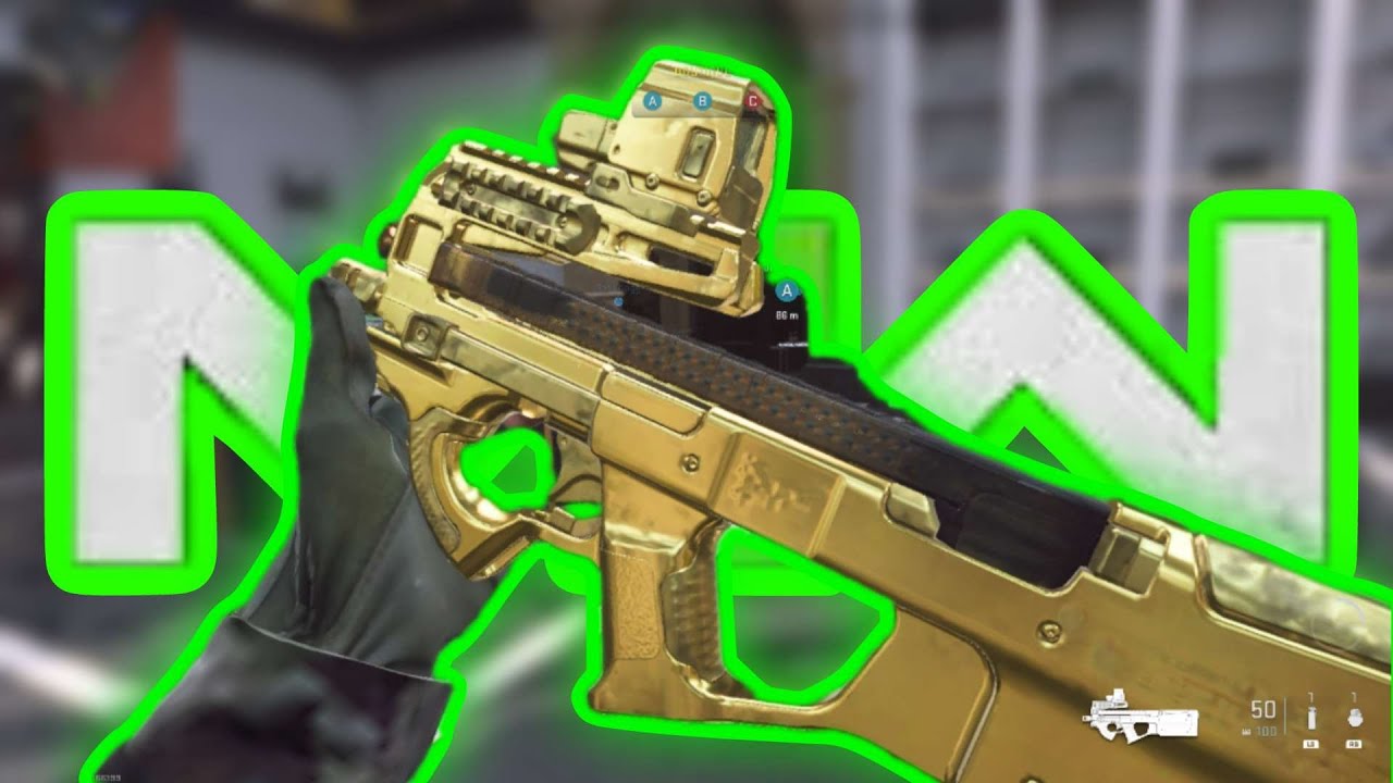 LA P90 EN OR - CALL OF DUTY MODERN WAFARE - YouTube