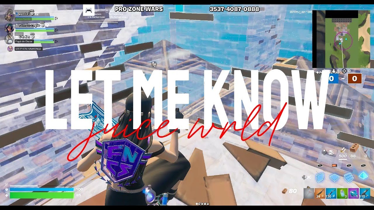 Let me Know - juice wrld// fortnite highlights - YouTube