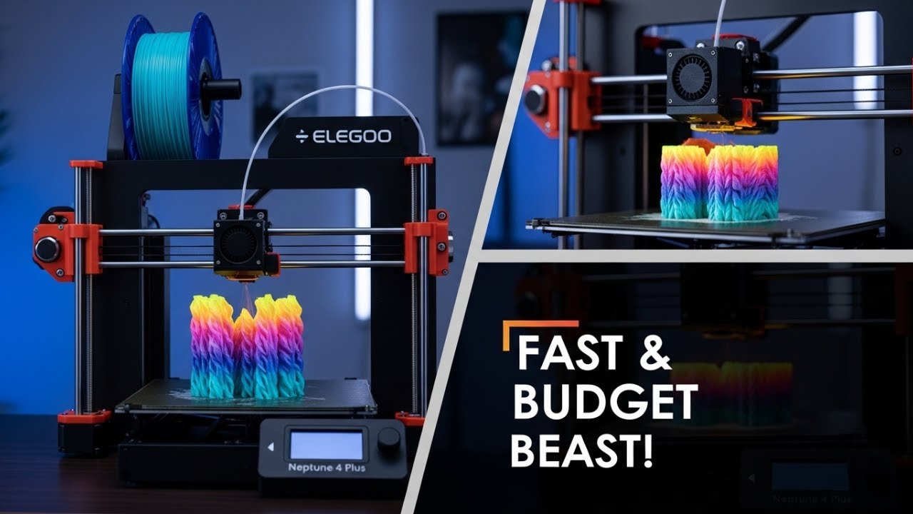 Elegoo Neptune 4 Plus Printer Review 2025 – Budget 3D Printer Tested ...