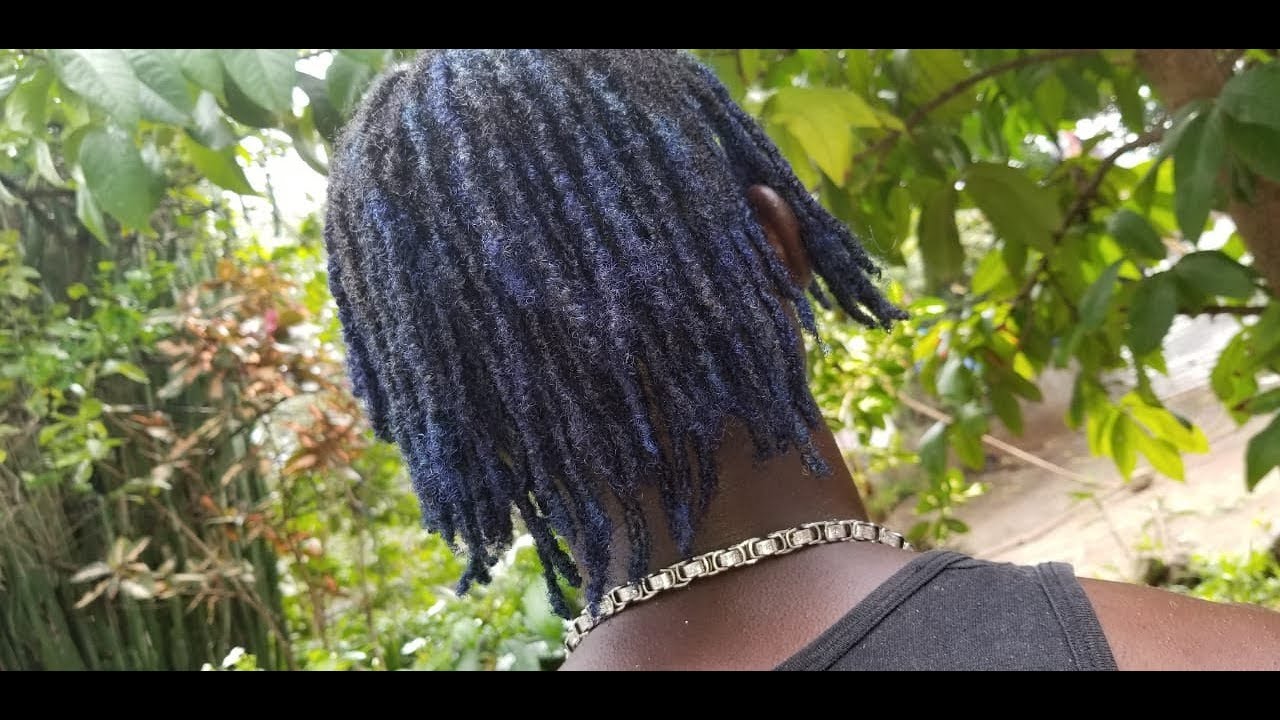 Midnight Blue Locs - YouTube