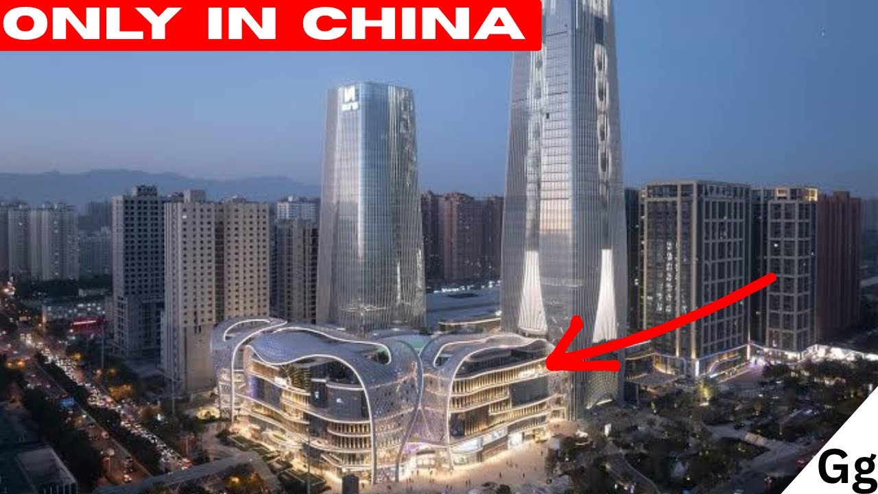 China alien design mall megaproject!!! - YouTube