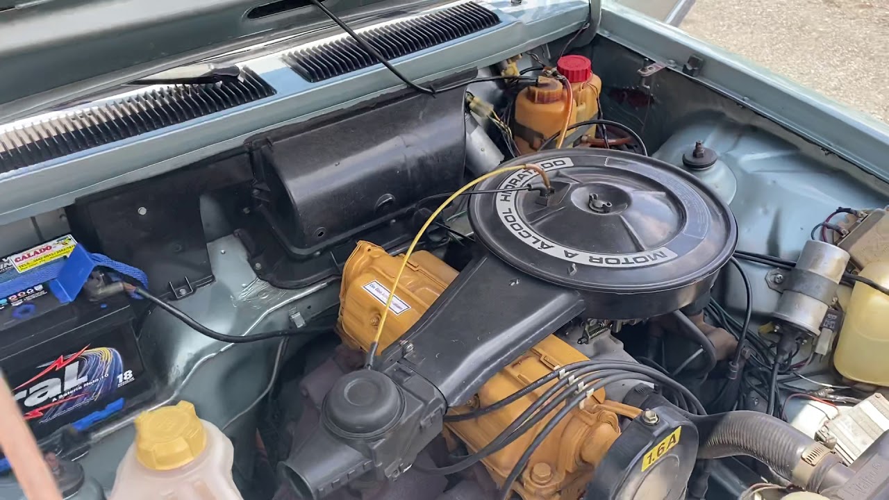 Funcionamento do motor 1.6 álcool Chevette 1983 - YouTube