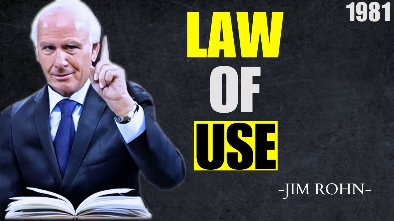 Jim Rohn Explains the Law of Use: An Ancient Story of Wisdom - YouTube