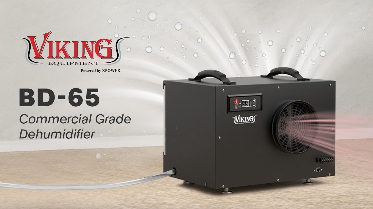 XPOWER Viking Equipment BD-65 Commercial Dehumidifier Crawl Space ...