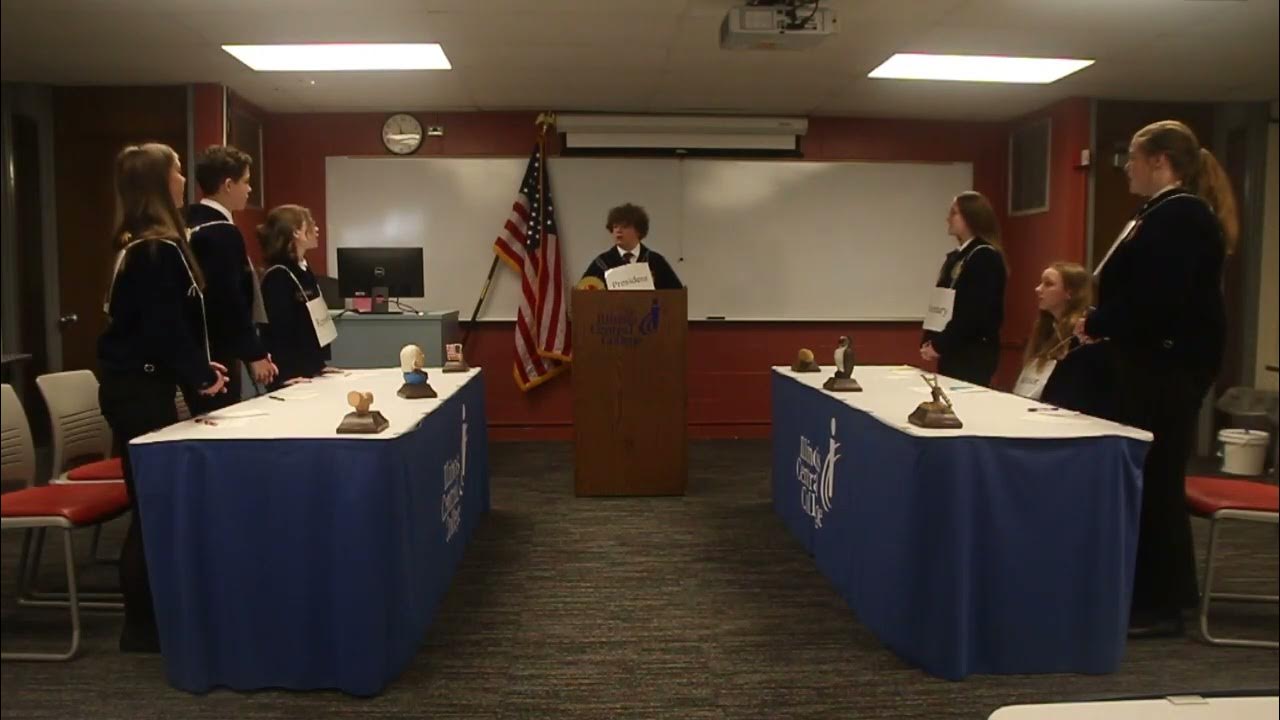 Streator FFA Conduct of Chapter Meeting - YouTube