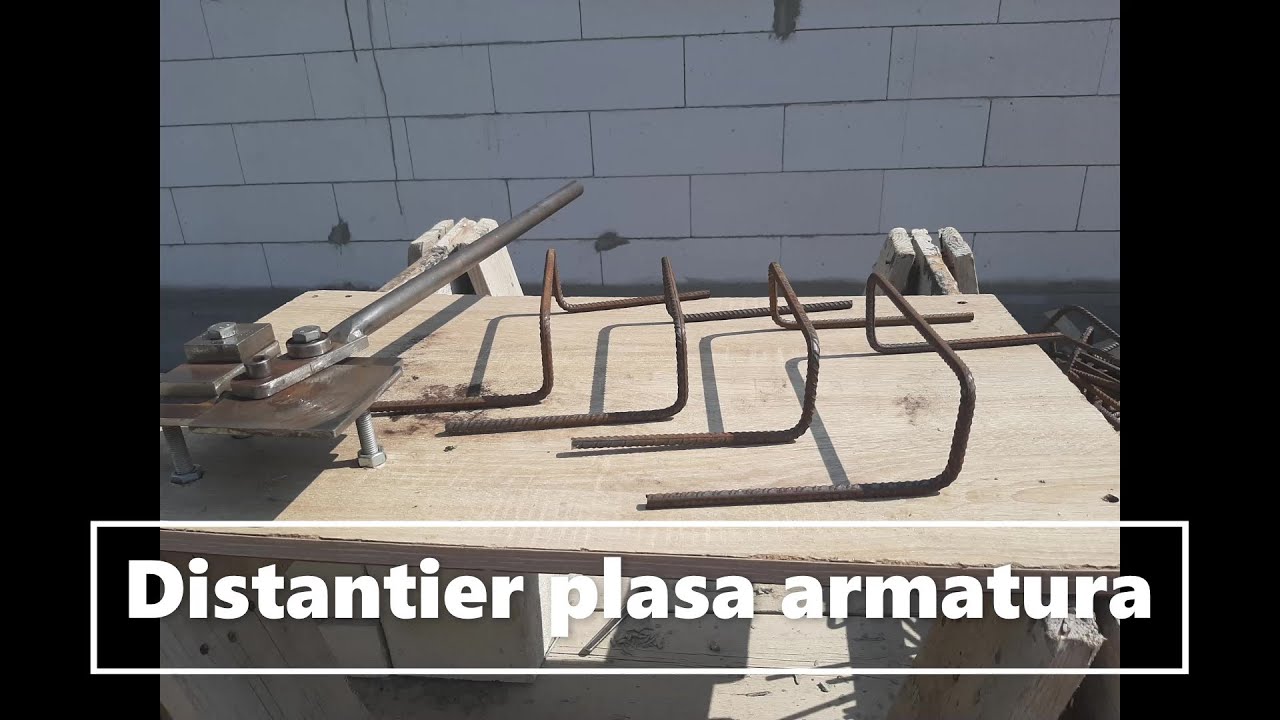 Distantier plasa armatura - YouTube