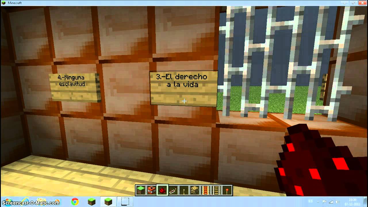 Derechos Humanos en Minecraft - YouTube