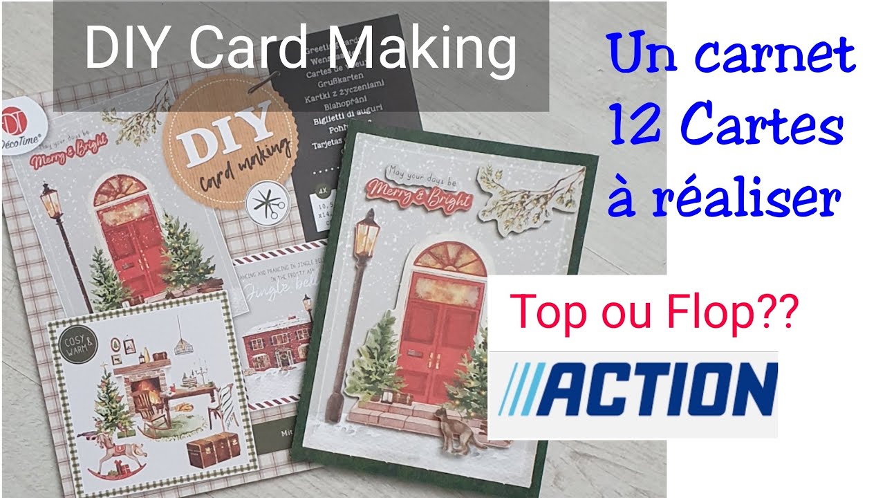 DIY Card Making de chez Action Top ou Flop ?? - YouTube