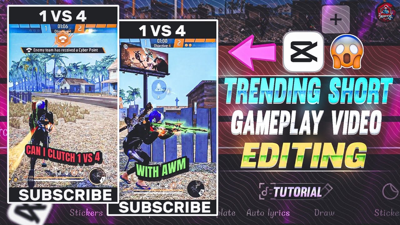 Free Fire Trending Short Gameplay Video Editing Tutorial In Capcut - Sagar Editz 💗 - YouTube