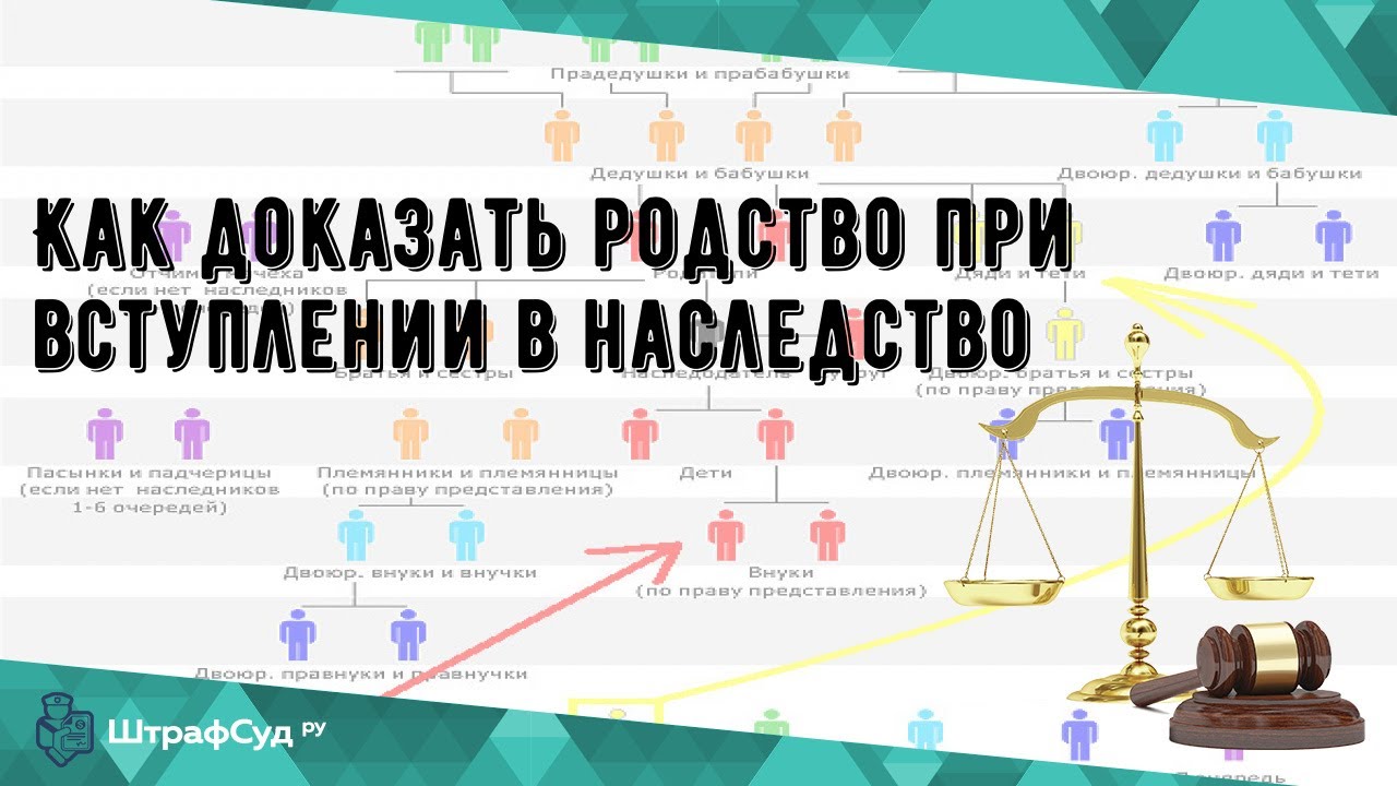 Как доказать родство при вступлении в наследство Youtube