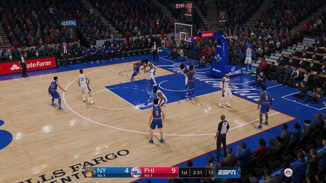 NBA LIVE 23 Philadelphia 76ers 🆚New York Knicks - YouTube