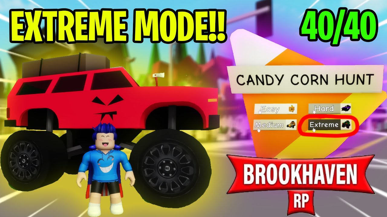 ROBLOX BROOKHAVEN 🏡RP EXTREME CANDY CORN HUNT 2022 - YouTube