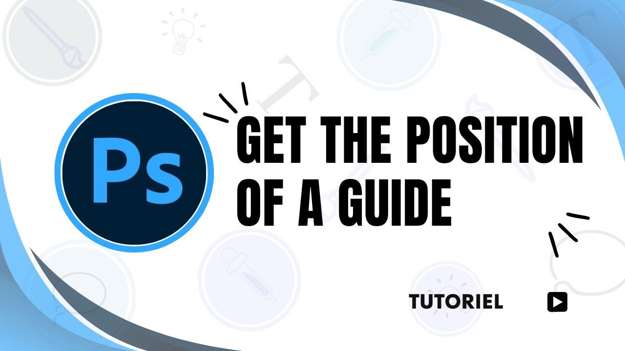 How to get the position of a guide in Photoshop - YouTube