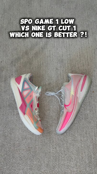 SPO Game 1 Low Vs Nike Gt Cut 1 - YouTube