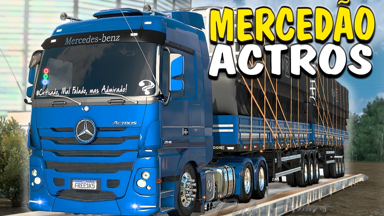 MERCEDES-BENZ ACTROS 2546 PRESSÃO NO 9 EIXOS ETS2 MODS [POV] - YouTube