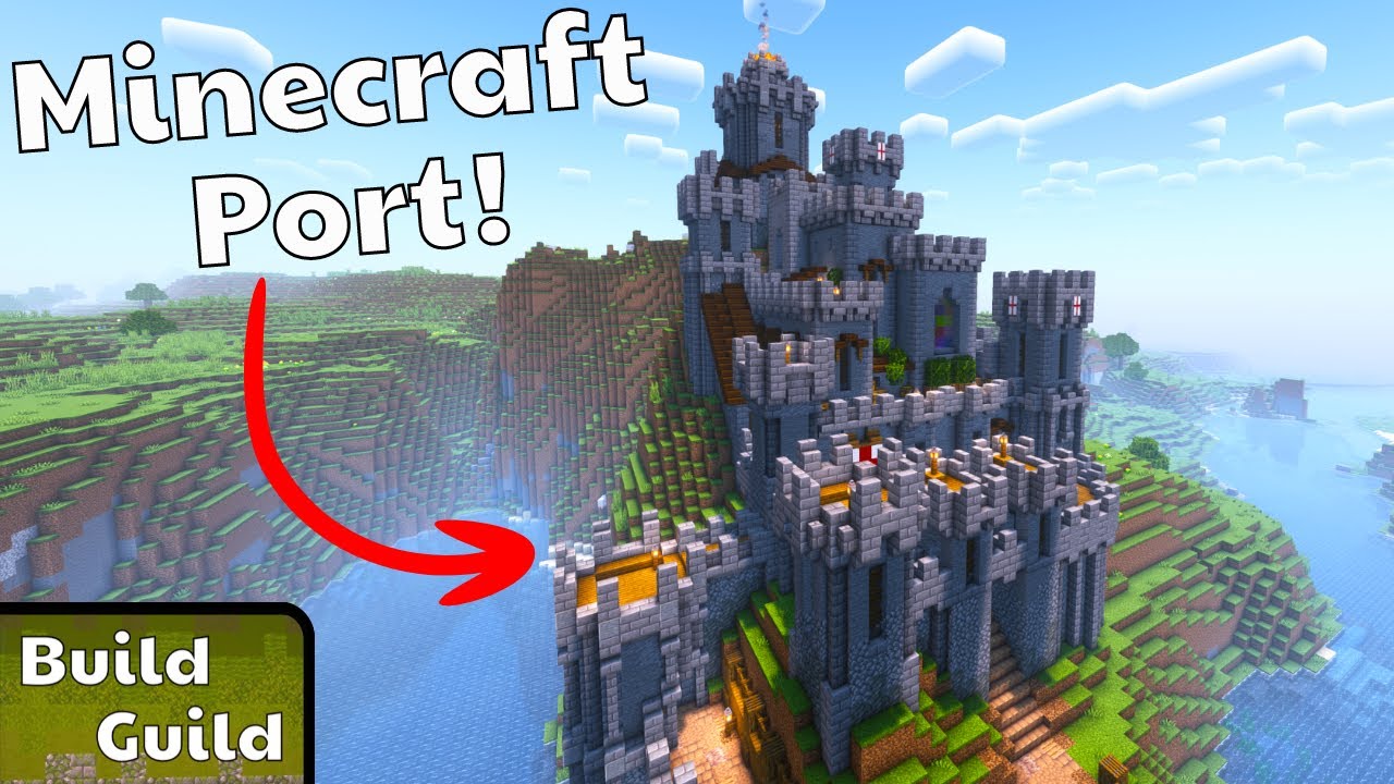 Medieval Minecraft Port City (Part 5) - YouTube