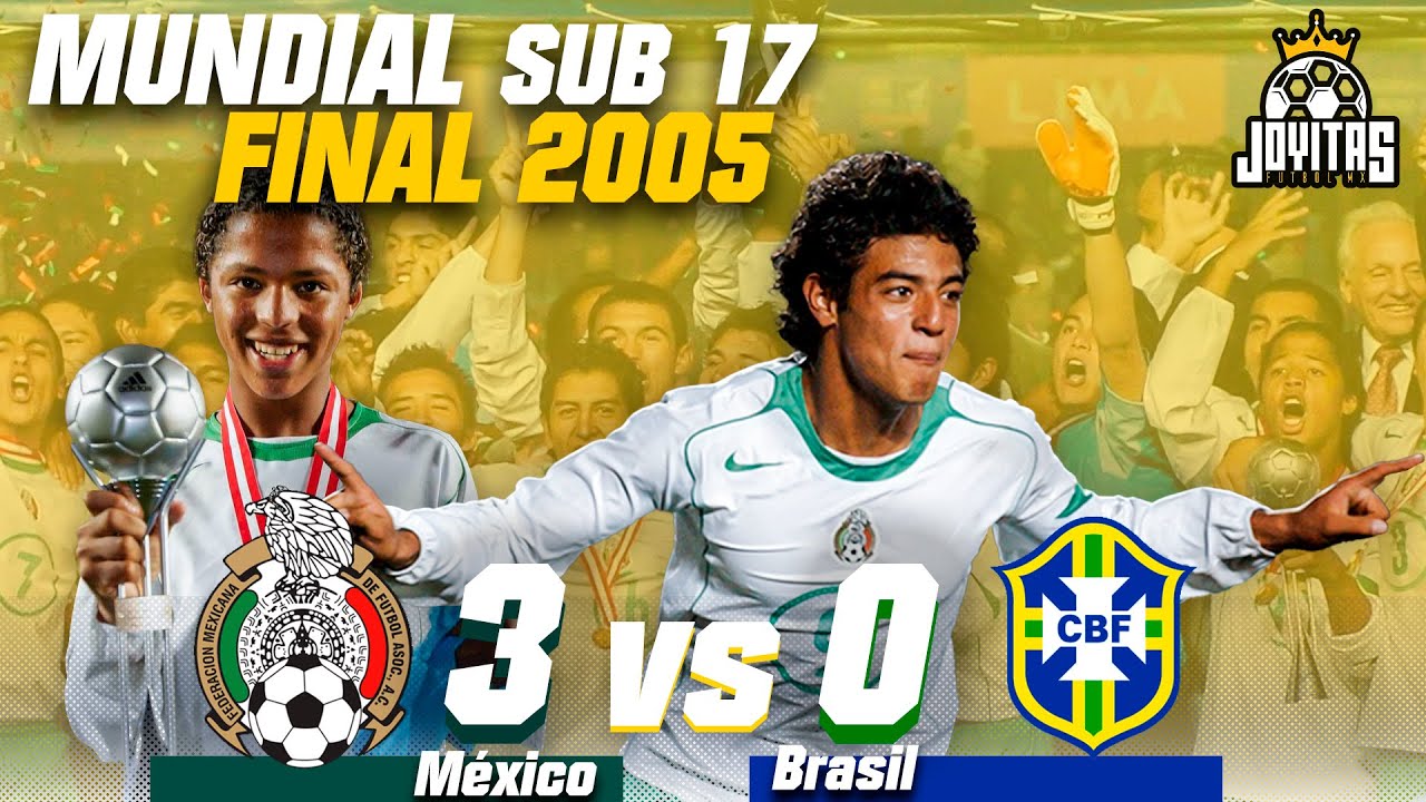 Cuando MÉXICO fue CAMPEÓN del MUNDO contra BRASIL | Mundial SUB 17 ...