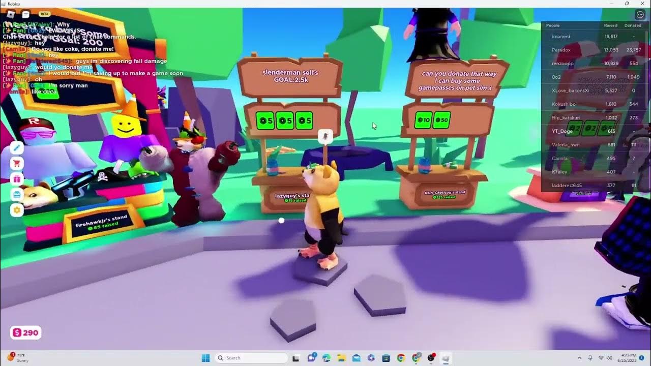 Random Number Generator Decides How Much ROBUX I giveaway in Pls Donate ...