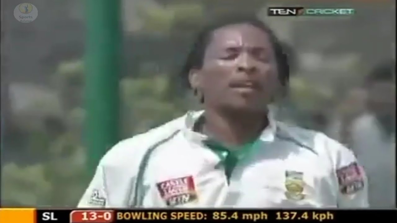 Legendary Bowler Makhaya Ntini Great Bowling Against Sri Lanka - YouTube