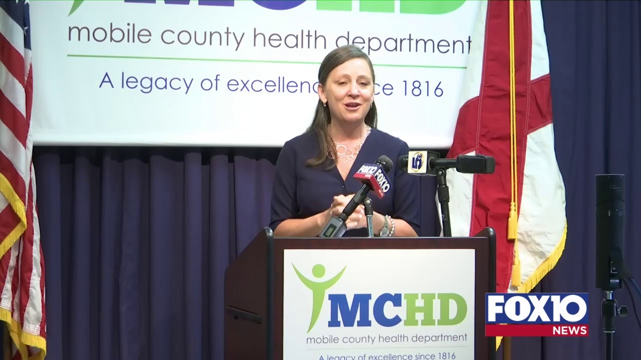 Mobile County Health Department COVID-19 update - YouTube