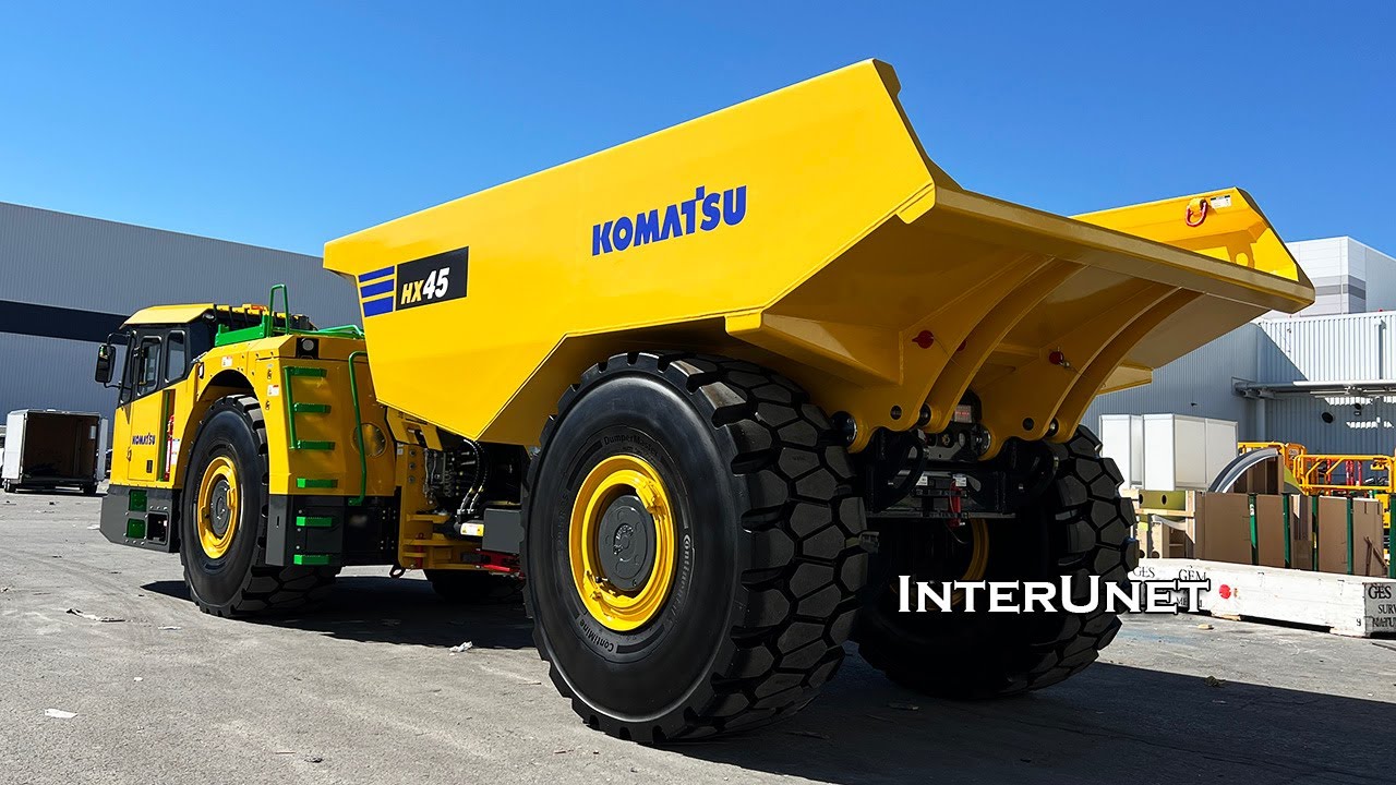 Komatsu Underground Mining Machines - YouTube